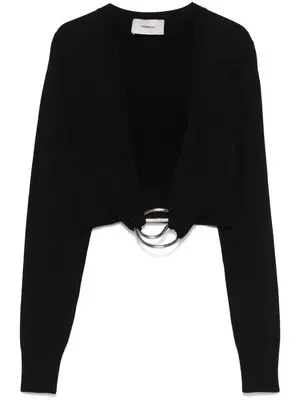 Coperni C-logo Crop Top