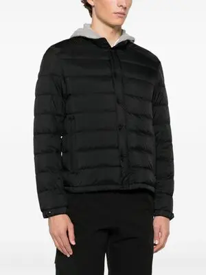 Moncler Zip-up Quilted Jacket - Black