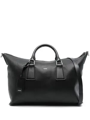 Sandro Leather Holdall - Black