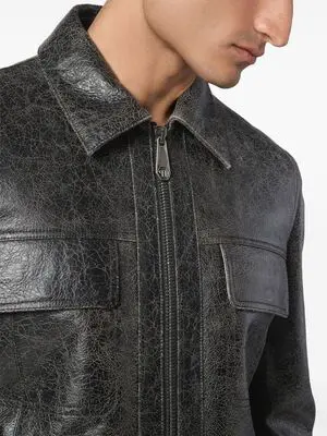 Philipp Plein Coster Bomber Jacket - Grey
