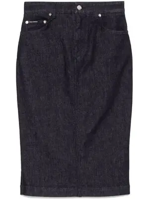DOLCE & GABBANA Dolce & Gabbana Denim Midi Skirt