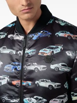Philipp Plein Cars Racing Bomber Jacket