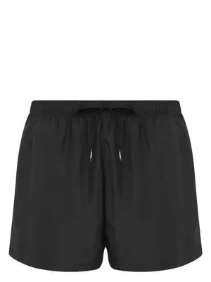Moschino Logo-print Swim Shorts - Black
