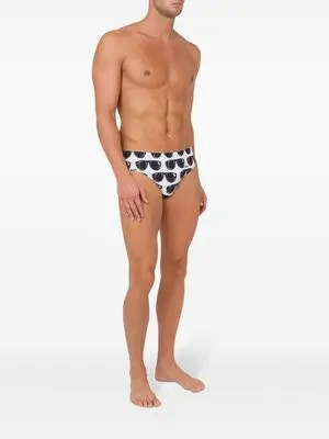 Moschino Sunglass Print Swim Briefs