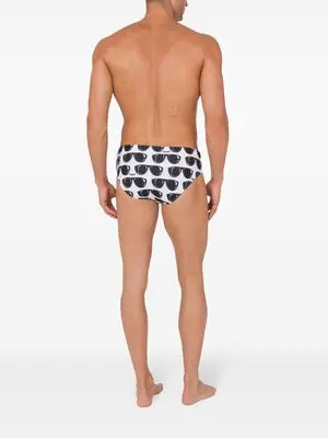 Moschino Sunglass Print Swim Briefs