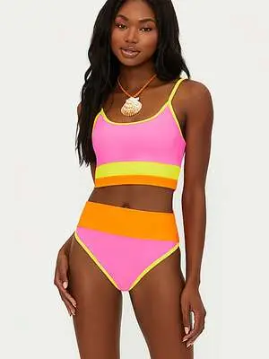 Victoria's Secret Beach Riot Eva Bikini Top Pink