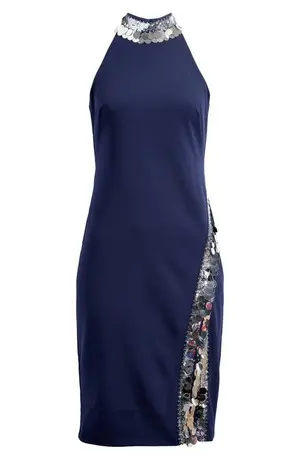 Vince Camuto Paillette Sequin Sheath Dress