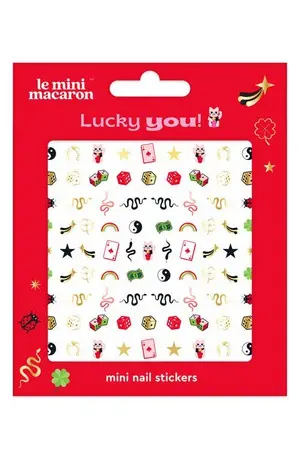 LE MINI MACARON Lucky You Mini Nail Stickers - None
