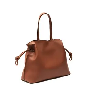 ESIN AKAN Emma Leather Tote Bag - Nutshell