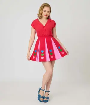 Unique Vintage 1960s Twill Sleeveless Blouse