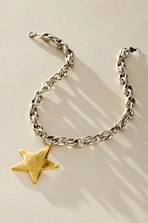 BRACHA Star Shine Pendant Necklace - Two-tone