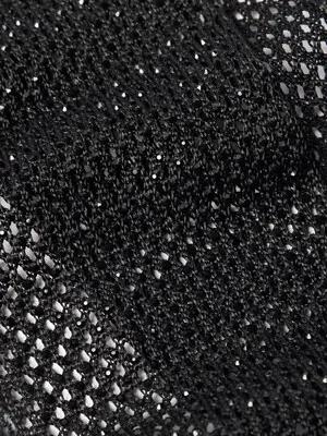 TOM FORD Fringed Crystal-embellished Crocheted Scarf
