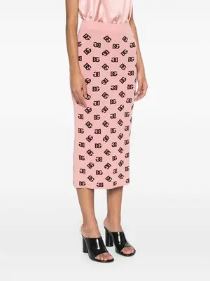Dolce & Gabbana Jacquard Pencil Skirt