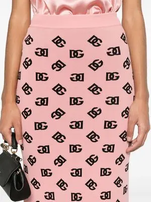 Dolce & Gabbana Jacquard Pencil Skirt
