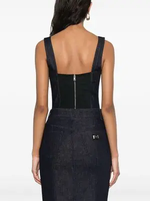 Dolce & Gabbana Denim Corset Top