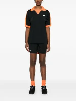 WALES BONNER Home Polo Shirt - Black