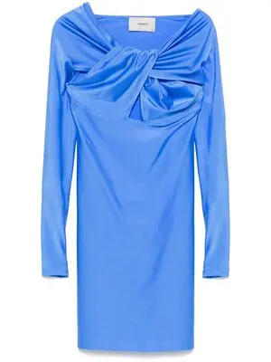 Coperni Twisted Cut-out Mini Dress - Blue