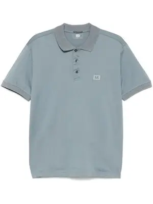 C.P. COMPANY Logo-patch Polo Shirt