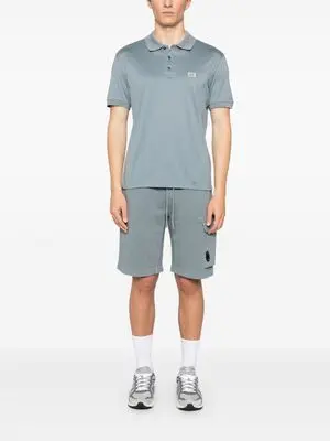 C.P. COMPANY Logo-patch Polo Shirt