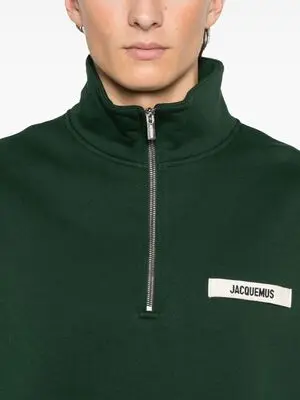 Jacquemus The Gros Grain Sweatshirt - Green