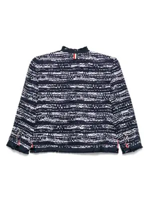 Thom Browne Tweed Jacket - Blue