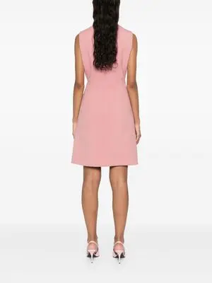 Dolce & Gabbana Dna Virgin-wool Dress - Pink
