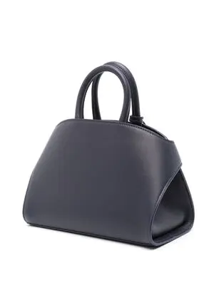 FERRAGAMO Extra-small Hug Leather Tote Bag - Blue