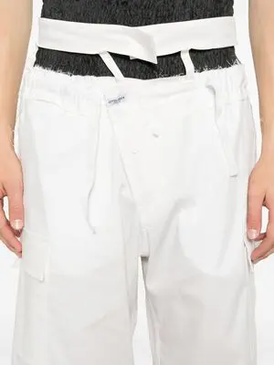 Ottolinger Baggy Cargo Trousers - White