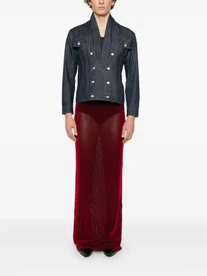 Burc Akyol Open Heart Denim Jacket