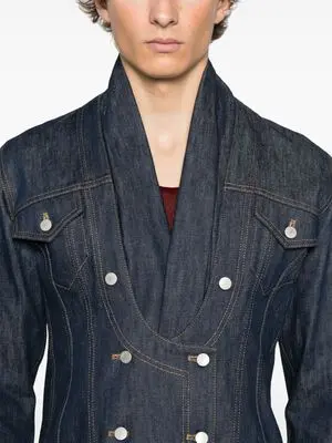 Burc Akyol Open Heart Denim Jacket