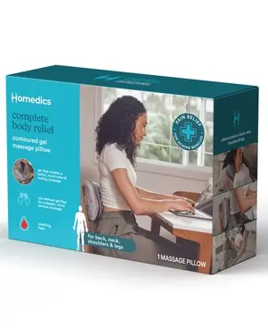 HOMEDICS Contour Gel Shiatsu Massage Pillow