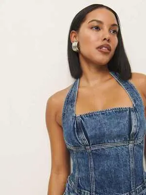 REFORMATION Lucinda Denim Top