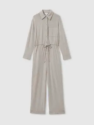 REISS Rita Thermal Jersey Jumpsuit