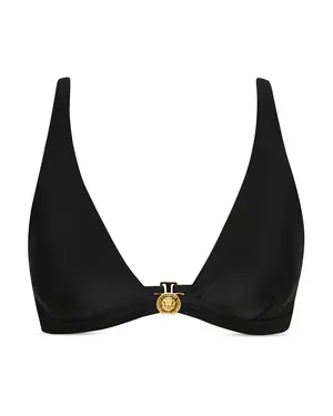L'Agence Lexie Solids Bikini Top - Black