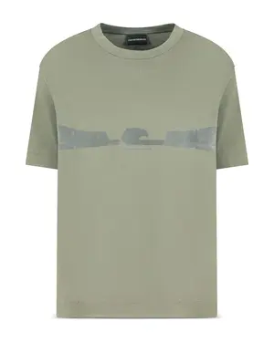 Emporio Armani Flocked Logo Tee