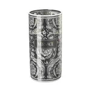 Versace Barocco Haze Vase, 9.5 - Black