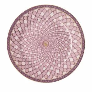 ROSENTHAL Swarovski Signum 7 Plate - Pink