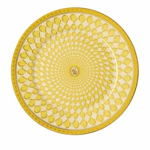 ROSENTHAL Swarovski Signum 7 Plate Yellow