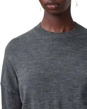ALLSAINTS Adriana Pleated Sweater Dress