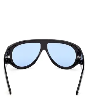 TOM FORD Pilot Sunglasses - Black/blue