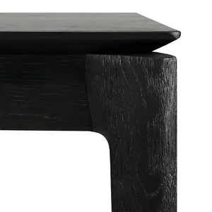 ETHNICRAFT Bok Dining Table, 55 X 32 - Oak Black