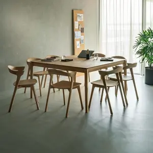 ETHNICRAFT Bok Dining Table, 57 X 57