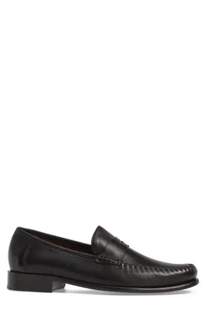 Robert Zur Etro Penny Loafer - Black Leather