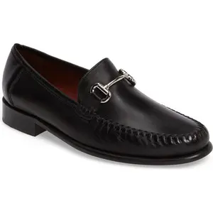 Robert Zur Elton Bit Loafer - Black Leather