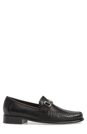 Robert Zur Elton Bit Loafer - Black Leather