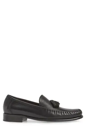 Robert Zur Elon Tassel Loafer - Black Tglove