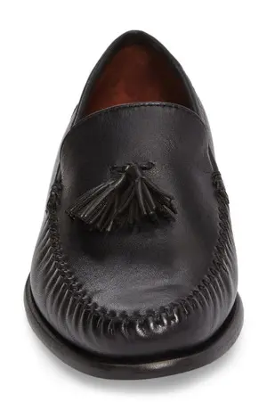 Robert Zur Elon Tassel Loafer - Black Tglove