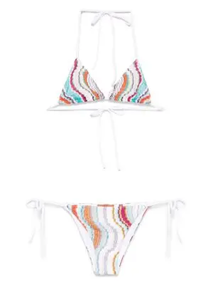 Missoni Zigzag Bikini - White
