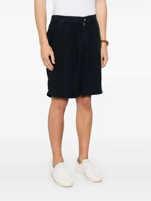 Brunello Cucinelli Linen Bermuda Shorts - Blue