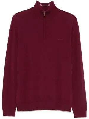 Gant Fine-knit Merino Sweater - Red